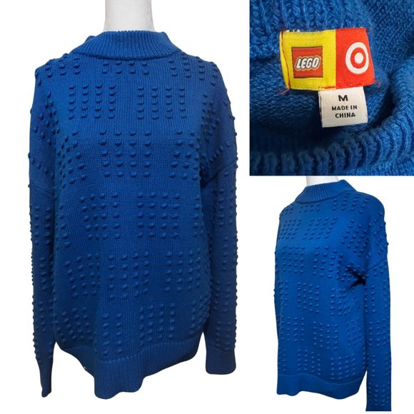 Lego | Sweaters | Lego X Target Collab Sweater Womens M Blue | Poshmark